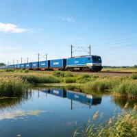 China Door To Door Rail Freight China Europe Express Train For Auto Parts / Automation Equipment for sale