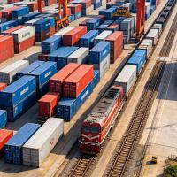 China Door To Door Rail Freight China Europe Express Train For Auto Parts / Automation Equipment for sale