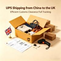 China Door To Door Delivery UPS Express Shipping China To UK Air Freight Customs Clearance for sale