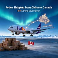 China Air Transportation Fast FedEx Shipping From China To Canada Door To Door Customs Clearance Support for sale