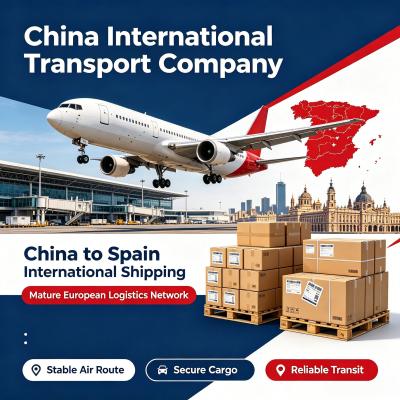 China International Shipping China To Spain Air Transport With Mature European Logistics Network for sale