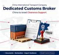 China Safe Shipping From China To Israel Dedicated Customs Broker Traceable Cargo China International Transport Company for sale