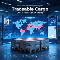 China Safe Shipping From China To Israel Dedicated Customs Broker Traceable Cargo China International Transport Company for sale