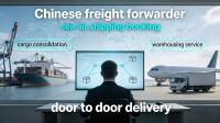 China Secure Chinese Freight Forwarder Sea And Air Shipping Door To Door Delivery Full Online Tracking for sale