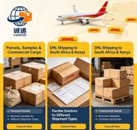 China Dhl Express From China To South Africa / Kenya Warehouse In China For Shipping Remote Area Delivery Coverage For Parcels Samples And Commercial Cargo for sale