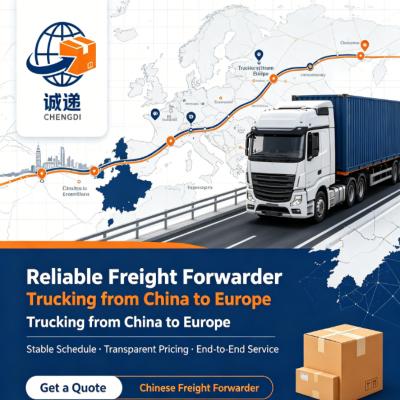 China Reliable Freight Forwarder Professional Freight Forwarder Trucking From China To Europe Chinese Freight Forward for sale