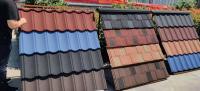 China Building material colorful stone coated steel roof tiles / steel roofing tile sheet for sale
