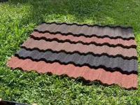 China Building material colorful stone coated steel roof tiles / steel roofing tile sheet for sale