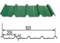China 750mm width steel coil to make color coated wave  roof tile for sale