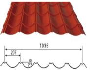 China 750mm width steel coil to make color coated wave  roof tile for sale