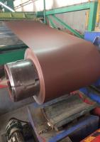 China Many colors thickness 0.12 to 1.0mm Matt color coated steel coil PPGI DX51D for sale