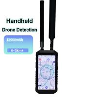 China Handheld Drone Detector With 100MHz-6GHz Passive Detection 3km Range IP54 Rating for sale