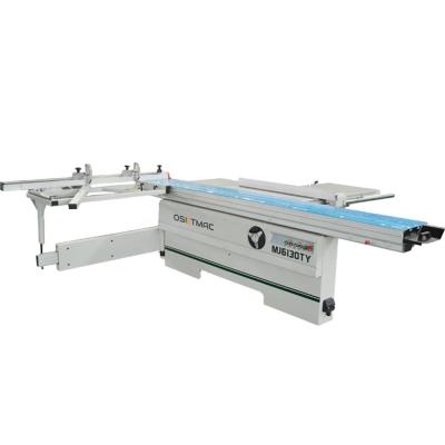 China OSETMAC MJ6130TY Manual Lifting Sliding Table Panel Saw for Wood Cutting for sale