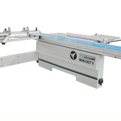 China accuracy OSETMAC MJ6130TY Manual Lifting Sliding Table Panel Saw for Wood Cutting for sale