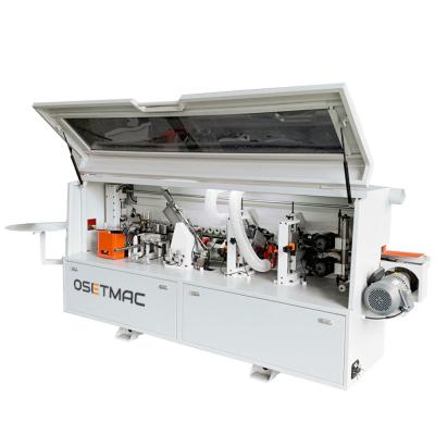 China Buffing Function OSETMAC Compact Small 320A Edge Banding Machine With Trimmer for sale