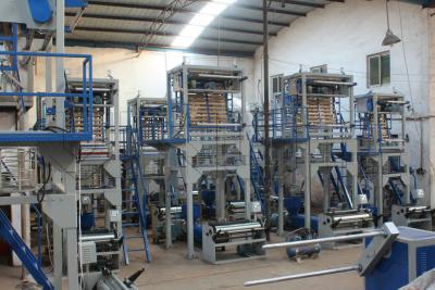 China Corrosion Resistance PE Film Blowing Machine 0.01 - 0.10mm Thickness for sale