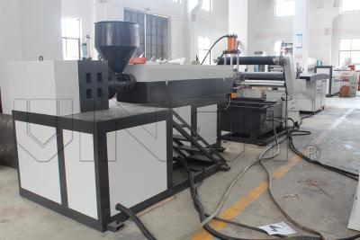 China Semi Automatic Plastic Rope Making Machine / Extrusion Line 900 - 1300mm Width for sale