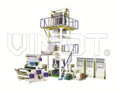 China 2017 Top Quality High Efficient 3 - Layers Film Blowing Machine Customized for India with LDPE Material Model 3SJ-G1000 for sale