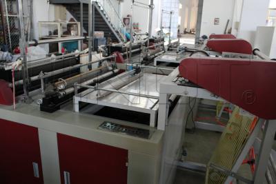 China Vest Bag Pouch Making Equipment / Plastic Bag Production Line Low Power for sale
