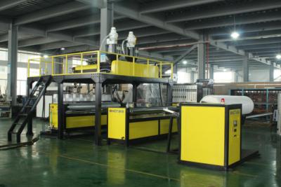 China HDPE LDPE LLDPE 3 Layers Bubble High Speed Compound Air Bubble Film Machine Model No. DYF-1800 for Auto Roll Alternation for sale