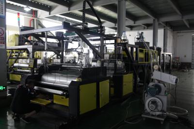 China One Layer Cast Film Machine 500 - 1000 mm Food Protective Packing for sale