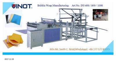 China Max Length 800mm Air Bubble Wrap Manufacturing Machine with PE Material High Efficiency for sale