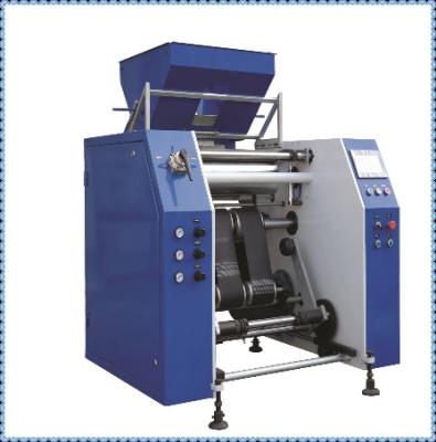 China 450mm Width Cling Film Making Machine / Plastic Film Slitting Machine for sale