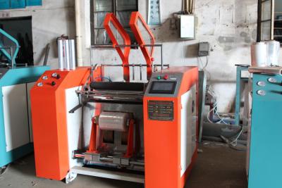 China Full Automatic PE Cling Film Making Machine / Plastic Film Slitting Equipment for sale