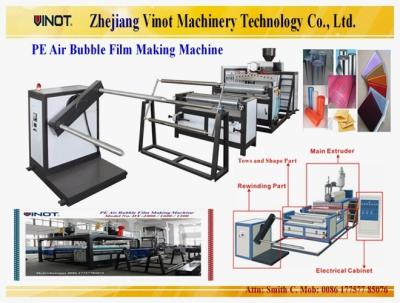 China Vinot Brand Feeding Air Bubble Film Making Machine with Different Specification 2000mm width Model No. DY-2000 for sale