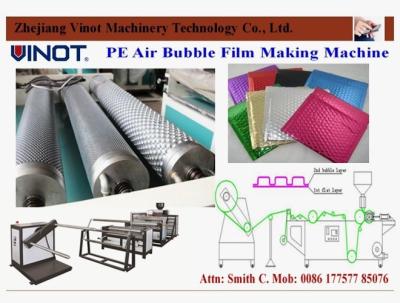 China Good Quolity PE Air Bubble Film Making Machine Customized  for Egypt With Different Width 1200mm  Model No. DY-1200 for sale