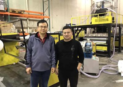 China Vinot Brand Yelow High Speed Compound Air Bubble Film Making Machine 2500mm width Model No. DYF-2500 for sale