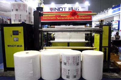 China LDPE LLDPE 5 Layers Bubble Wrap Making Machine 38CRMOLA Screw Material , Polyethylene Bubble Film for sale