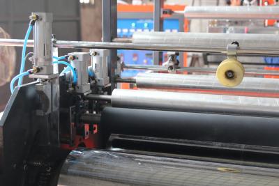China Efficiency Stretch Film Rewinding Machine , Double Layer Stretch Film Making Machine  600 MM for sale