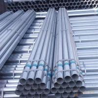China DC52D Z80 Galvanized Steel Pipe 108mm OD 3mm Wall Thickness Zinc Coated Silver Color for sale