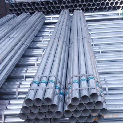 China DC52D Z80 Galvanized Steel Pipe 108mm OD 3mm Wall Thickness Zinc Coated Silver Color for sale