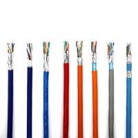 China Practical Multicolor UTP Cat5e CCA , 0.95mm Copper Clad Aluminum Cat5e 8 Pairs for sale
