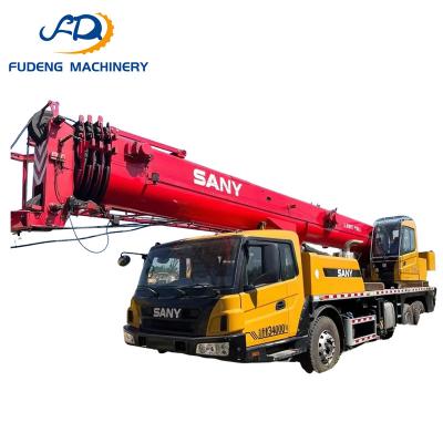 China Limited Stock Powerful Used SANY STC250C5 25Ton Truck Crane for Bridge Building for sale