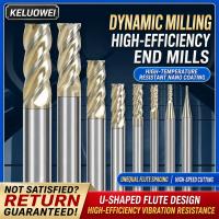 China 4-side tungsten steel milling cutter, U-shaped groove titanium alloy special dynamic end mill for sale