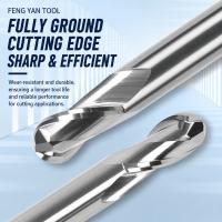 China Integral metal ceramic ball blade milling with two edges and two edges, high hardness and high smoothness mirror steel parts R1-R8 for sale