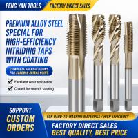China Platinum coated tap for quenched and tempered steel parts, smooth, sturdy, sharp, wear-resistant, anti-oxidation, imported coated high-speed steel for sale