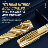 China Platinum coated tap for quenched and tempered steel parts, smooth, sturdy, sharp, wear-resistant, anti-oxidation, imported coated high-speed steel for sale