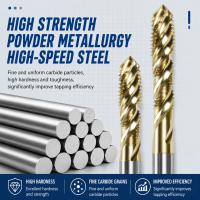 China High speed machine thread taps for stainless steel, high-efficiency coating thread taps with spiral tips for sale