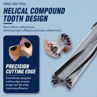 China Crown drill bit blade guide rod 1.5 times 3 times 5 times extended internal cooling water outlet violent drill u drilling deep hole sword tooth drill bit for sale