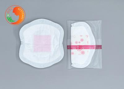 China 125x130mm Disposable Nursing Pads with Pink Inner Core, 3D Anti-Leakage Design and Fast Absorbing Technology for sale