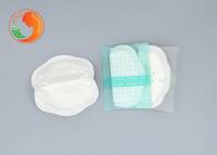 China Nature Bamboo Disposable Breast Pads 4.3g Weight 2-3mm Thickness Antibacterial Anti-Fungal Biodegradable for sale