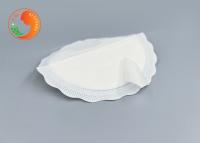 China Oval Shape Round Disposable Nursing Pads Flat Type 120mm Size With Strips for sale