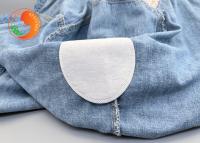 China Disposable Underarm Sweat Pads 9.5x12cm Waterproof Absorbent Armpit Liners with Strong Adhesive for sale