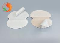 China Ultra Thin 12x11.5cm Disposable Underarm Sweat Pads with Odor Removal for Clothing Protection for sale