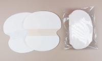 China Hygienic Disposable Sweat Shields 12x11.5cm Non-Woven Fabric for Travel Office Sports for sale