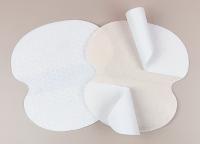 China Hygienic Disposable Sweat Shields 12x11.5cm Non-Woven Fabric for Travel Office Sports for sale